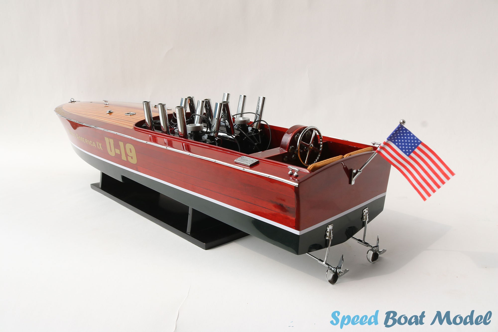 Miss America IX Speed Boat Model 31.5″ - Boat Model Gift - Miss America ...