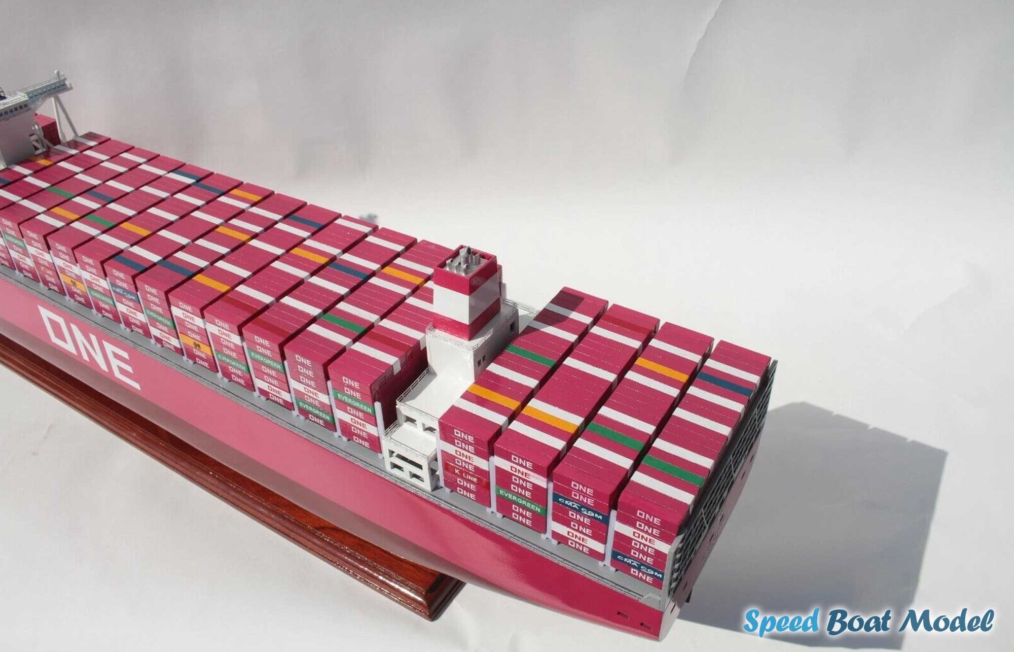 ONE Commercial Ship Model 39.8 ONE Container Ship Model - Etsy