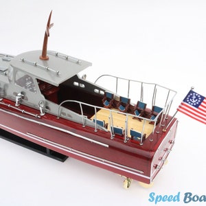 Hacker Craft Thunderbird 1939 Speed Boat Model: 24.4" Handcrafted ...