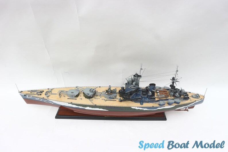 Hms Rodney Battleship Model 39.4″ - Hms Rodney Warship Model - Holiday ...