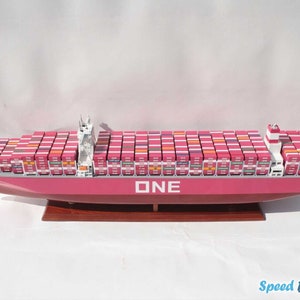 ONE Commercial Ship Model 39.8″ - ONE Container Ship Model - Business ...