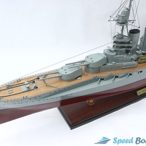HMS Warspite Battleship Model 39.4″ - HMS Warspite Warship Model - Art ...