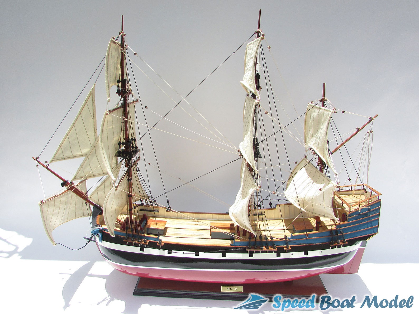 Hector Tall Ship Model 31.4″ - Wooden Model Boat Kit - Holiday ...