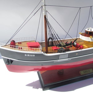 Sirius Traditional Boat Model - Holiday Decoration & Gift - Etsy