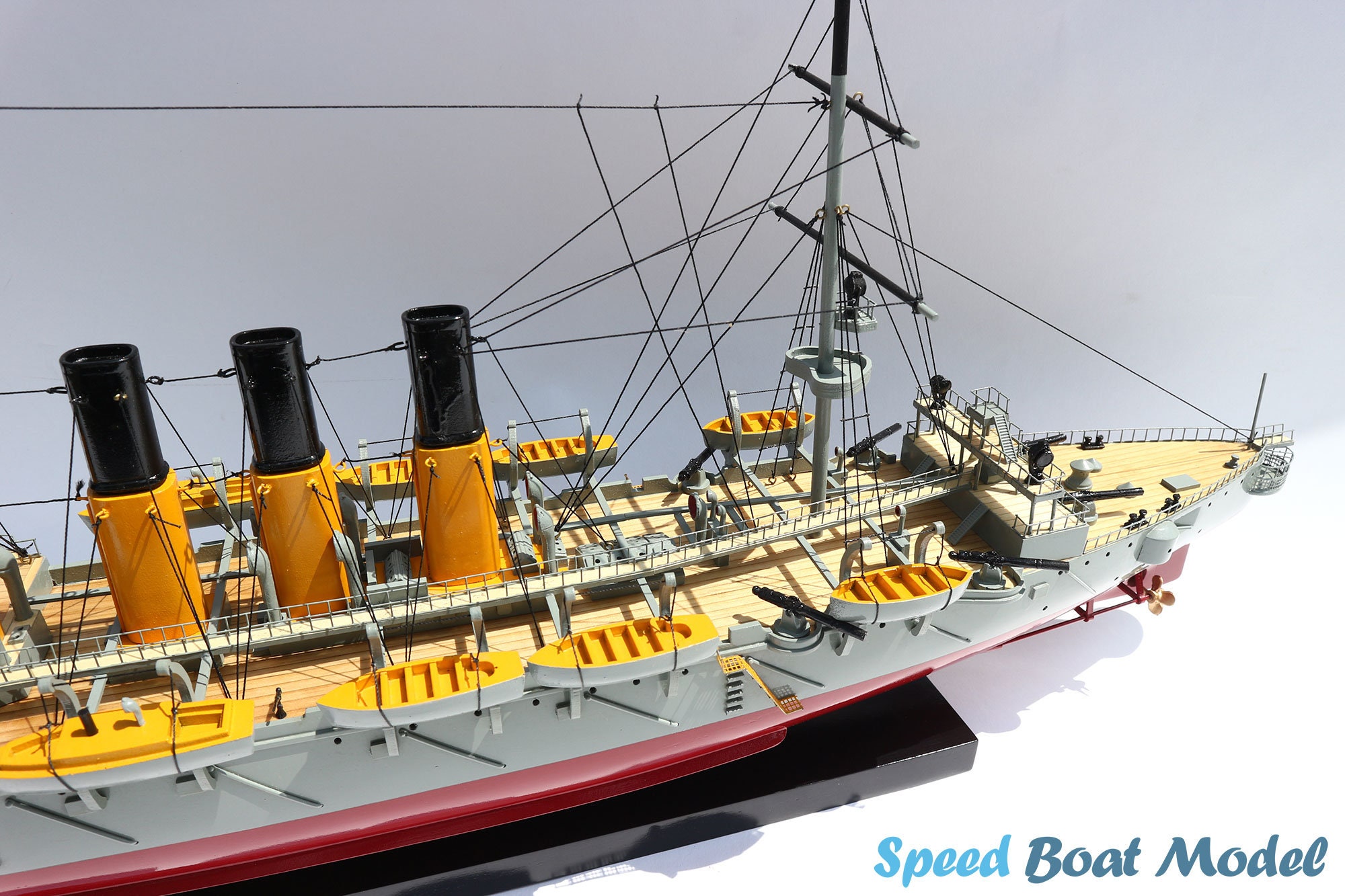 Varyag Battleship Model 31.5 Varyag Варяг Warship Model Home Decoration ...