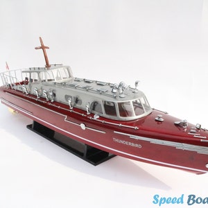 Hacker Craft Thunderbird 1939 Speed Boat Model: 24.4" Handcrafted ...