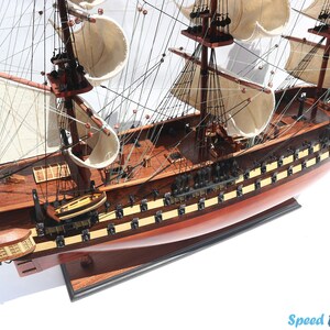 Uss North Carolina Tall Ship Model - Boat Handicrafts - Business Gift ...