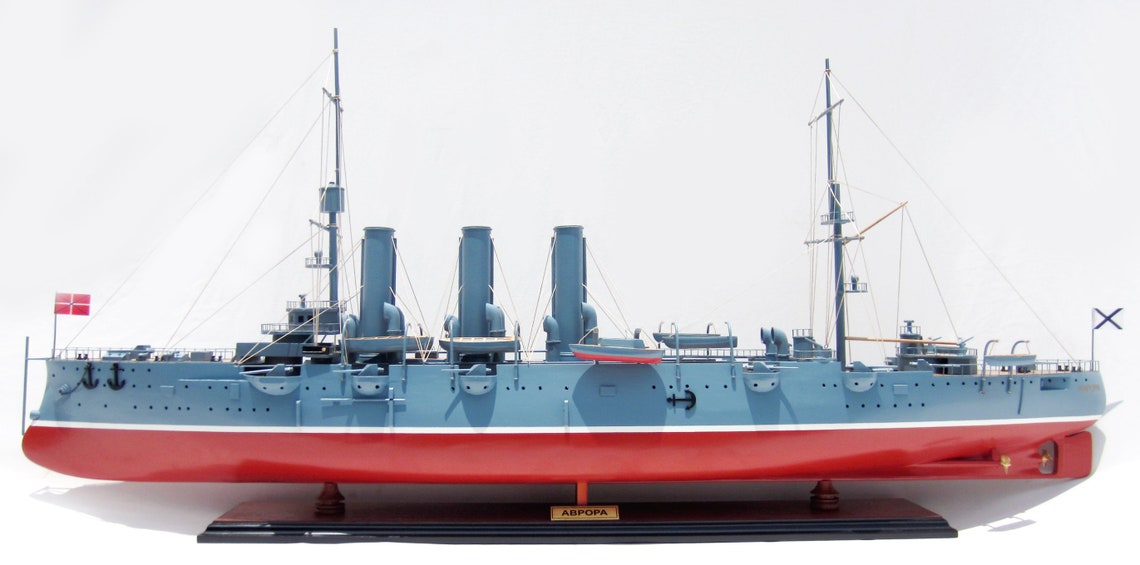 Cruiser Aurora Warship Model 40 Cruiser Aurora Battleship Model Boat ...