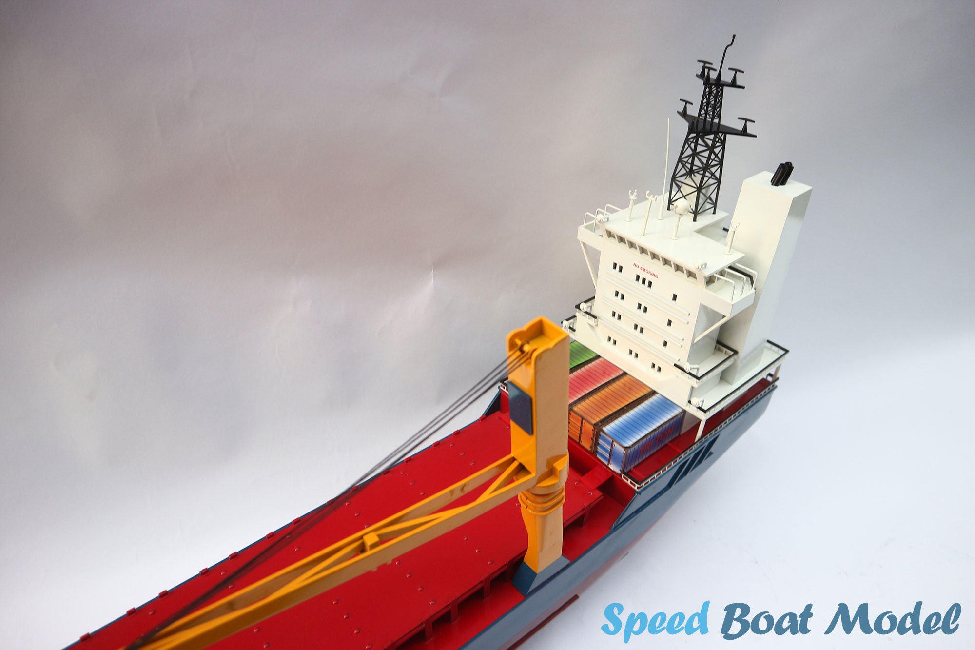 BBC Break Bulk Commercial Ship Model 39.4 BBC Break Bulk Container Ship Mode Holiday Decoration ...