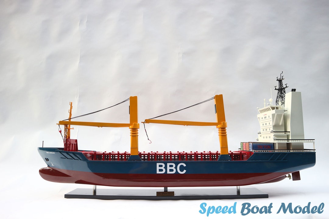 BBC Break Bulk Ship Model 39.4" - Commercial Container Ship - Etsy