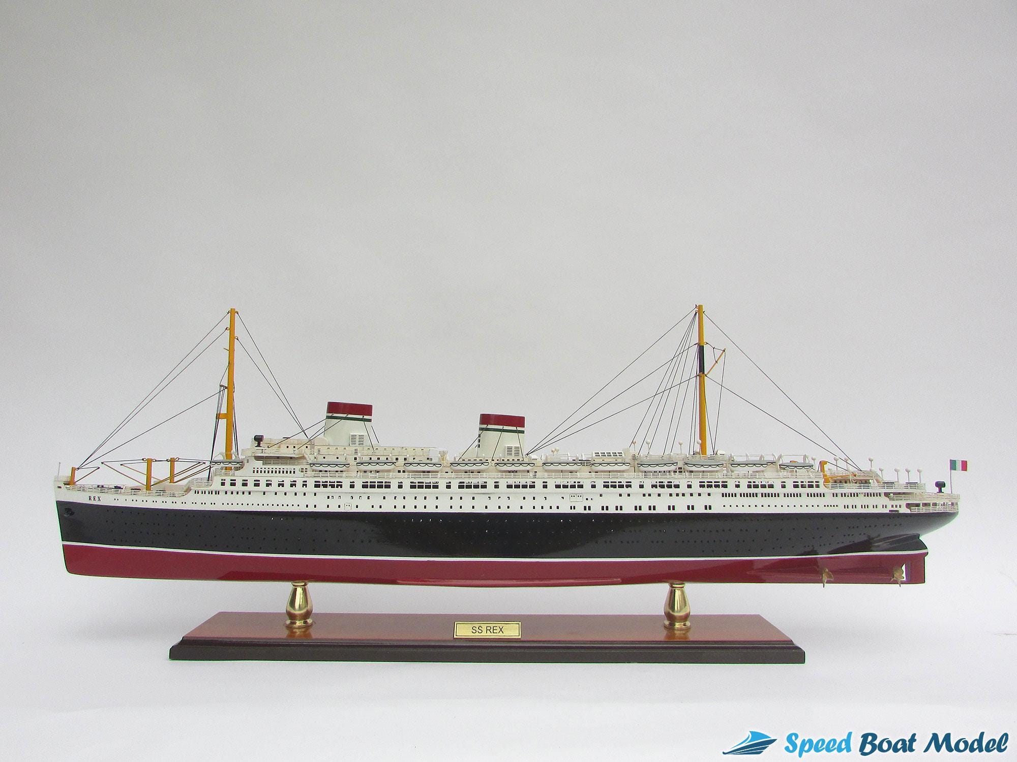 SS Rex Cruise Ship Model 34.2": Boat Handicraft Gift - Etsy