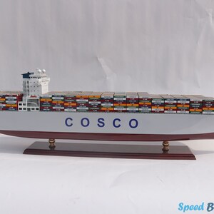 Cosco Europe Commercial Ship Model 39.3″ - Cosco Europe Container Ship ...