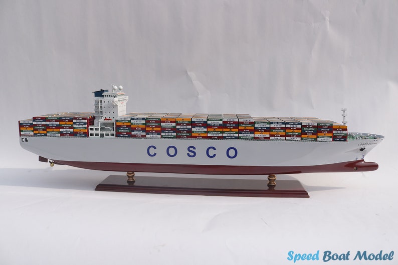 Cosco Europe Commercial Ship Model 39.3″ - Cosco Europe Container Ship ...
