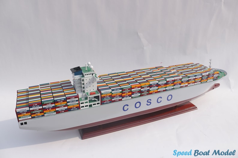 Cosco Europe Commercial Ship Model 39.3″ - Cosco Europe Container Ship ...