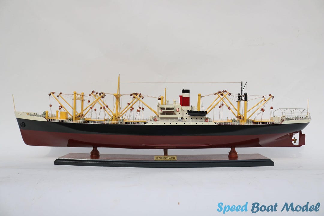 SS American Scout C2 Cargo Ship Model - 34.2" Model Boat Gift - Etsy