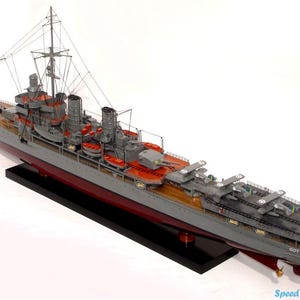 HMS Gotland Seaplane Cruiser Ship Model 39.3″ - Hswms Gotland Aircraft ...