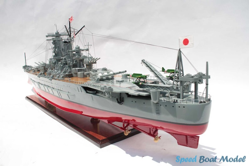 Yamato Japanese Battleship Model Lenght 47.2L Inches - Warship Model ...