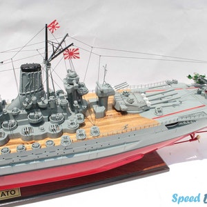 Yamato Japanese Battleship Model Lenght 47.2L Inches - Warship Model ...