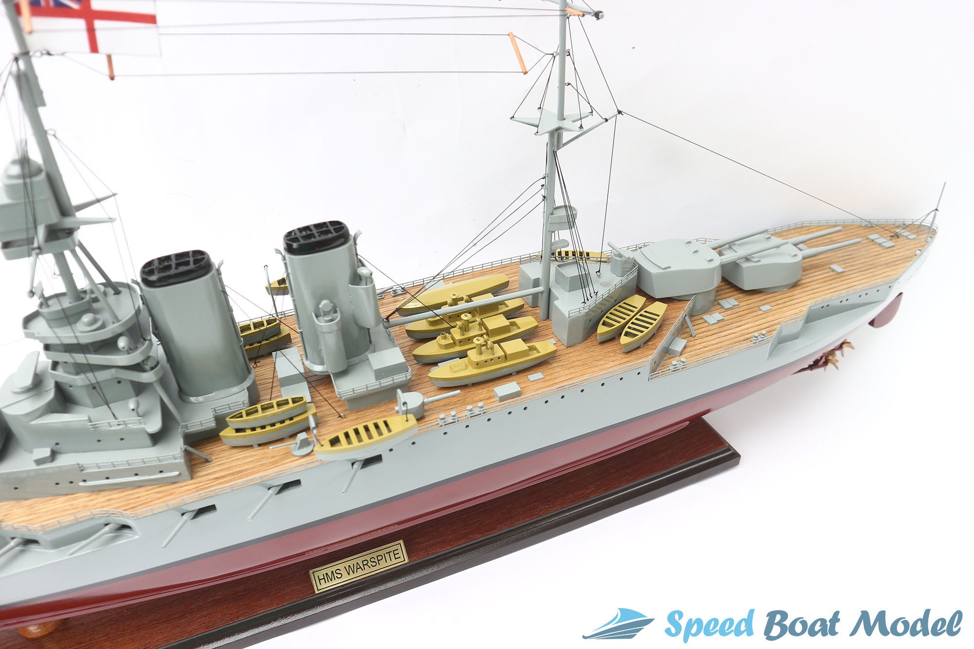 HMS Warspite Battleship Model 39.4 HMS Warspite Warship Model Art ...