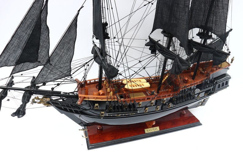 Black Pearl Tall Ship Model 26.4" - Black Pearl Pirates of the ...