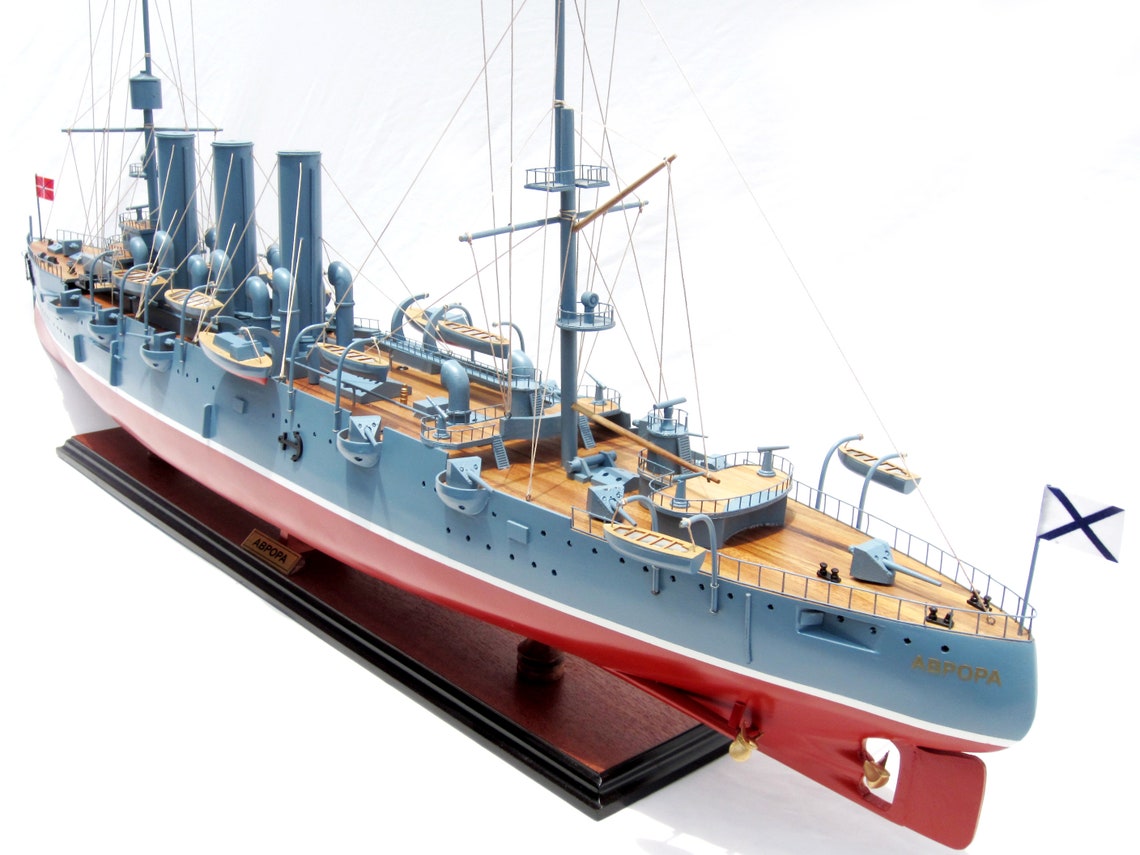 Cruiser Aurora Warship Model 40 Cruiser Aurora Battleship Model Boat ...