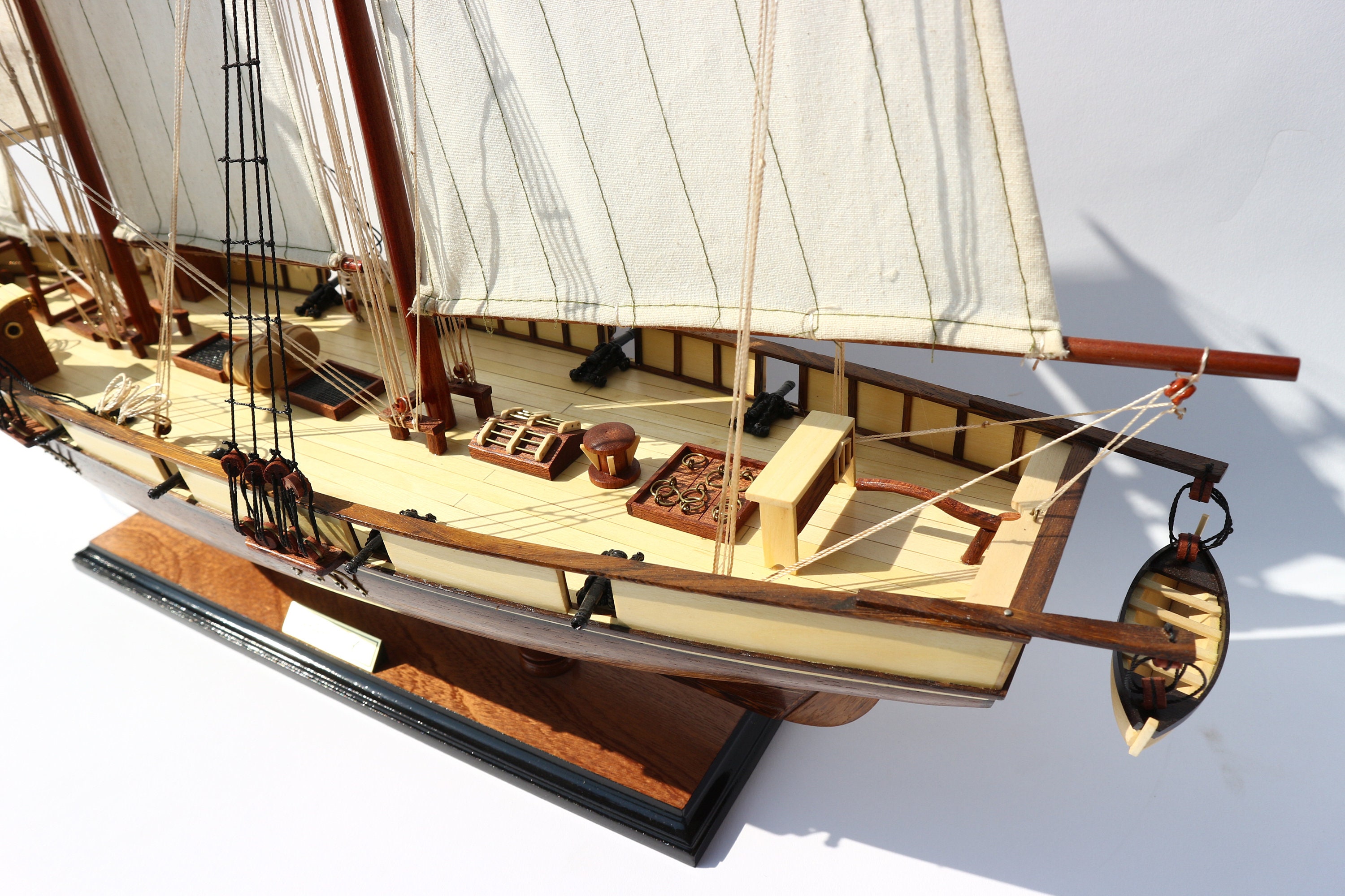 Harvey Tall Ship Model 23.6 Wooden Model Boat Kit Holiday Decoration ...