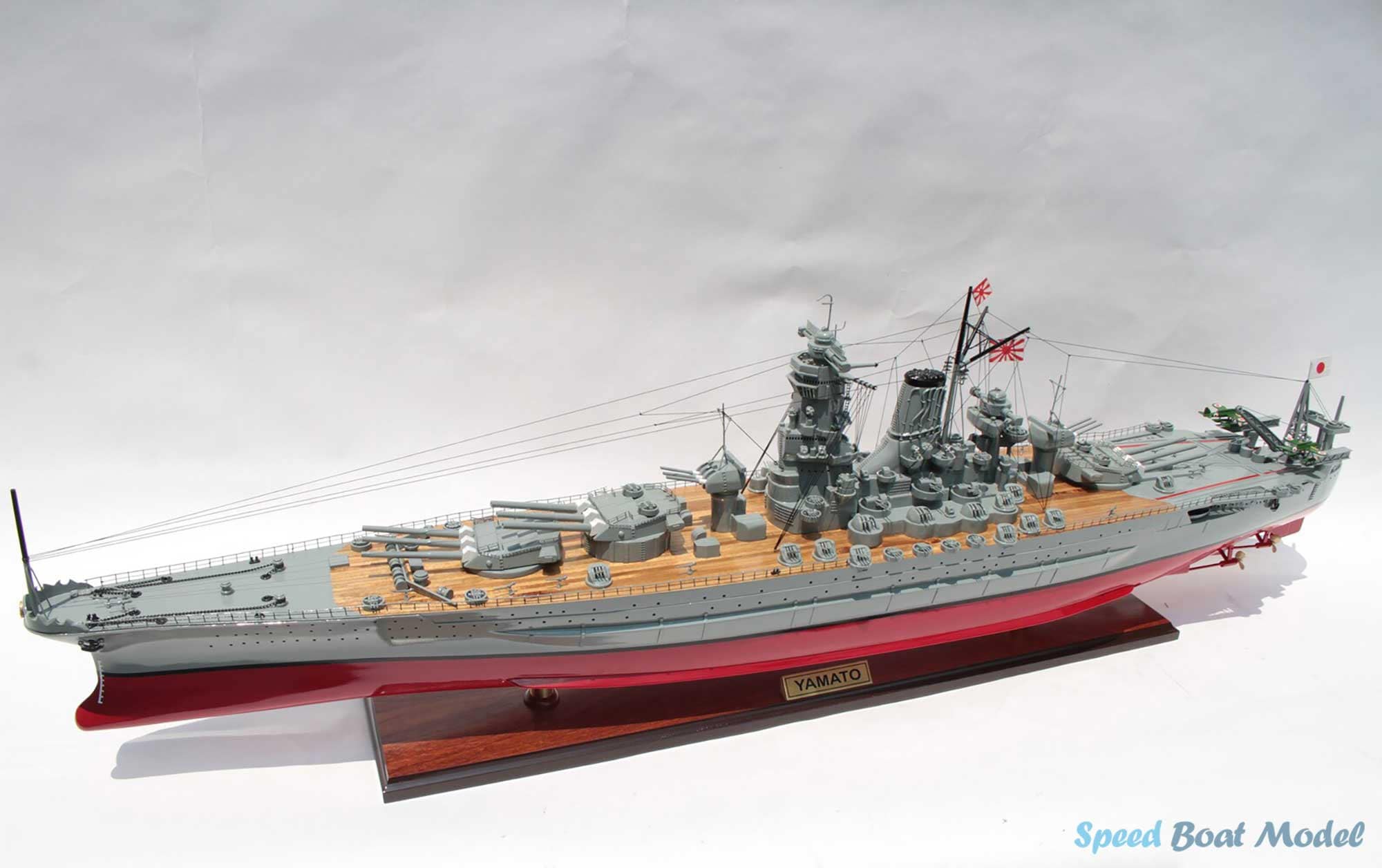 Yamato Japanese Battleship Model Lenght 47.2L Inches Warship Model ...