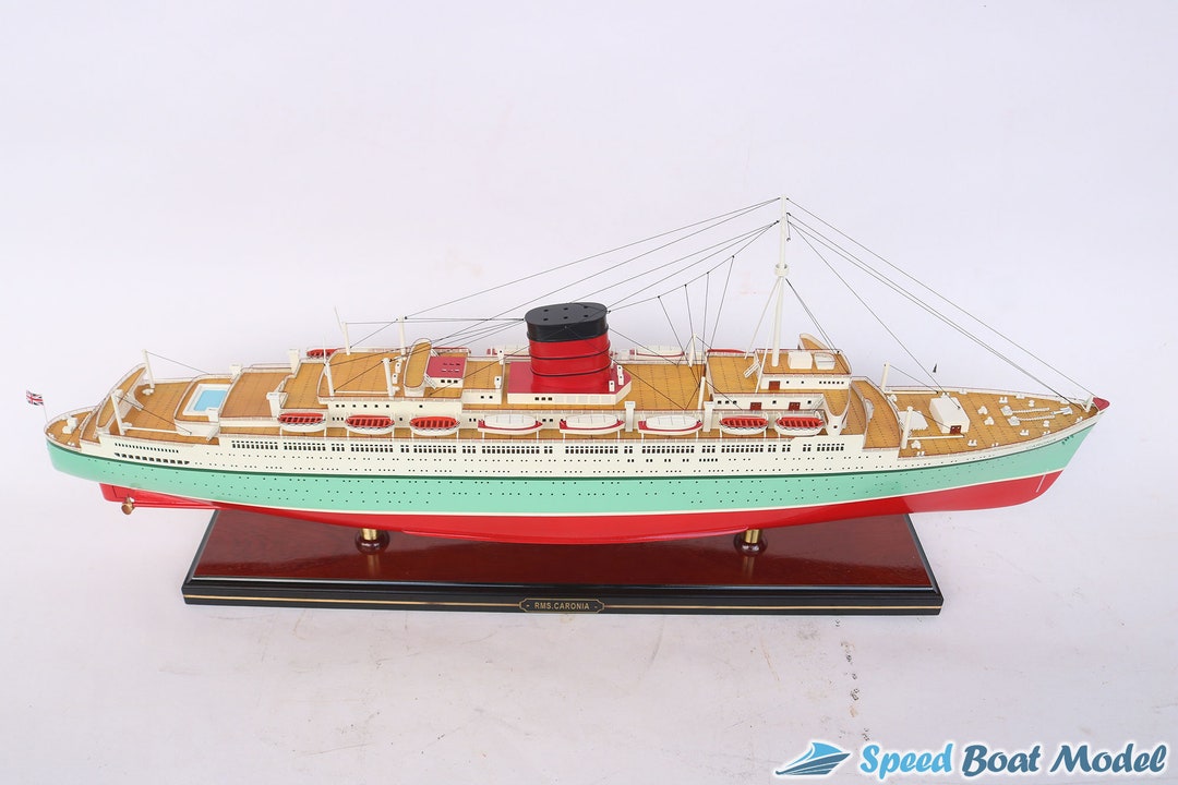 RMS Caronia Cruise Ship Model 35″ - RMS Caronia Ocean Liners Model ...
