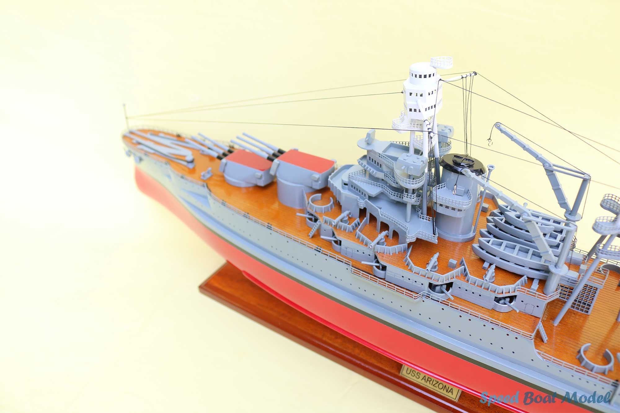 Uss Arizona Battleship Model 39.3" - War Ship Model - Holiday ...