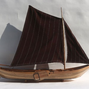 Punters Traditional Fishing Boat Model Handicraft Art & Collectible. - Etsy
