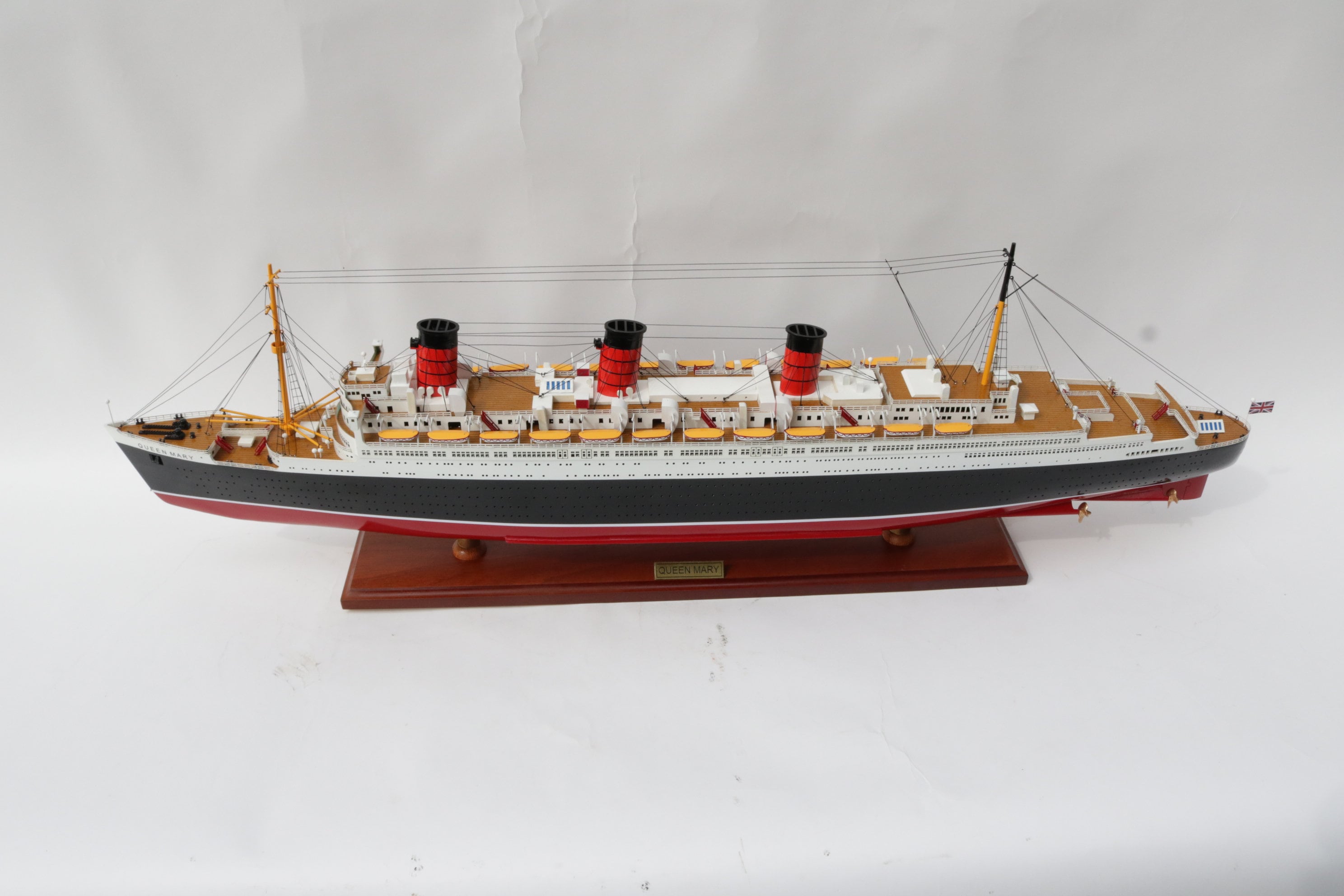 Rms Queen Mary Painted Cruise Liner Model 39.3″ - Holiday Decoration ...