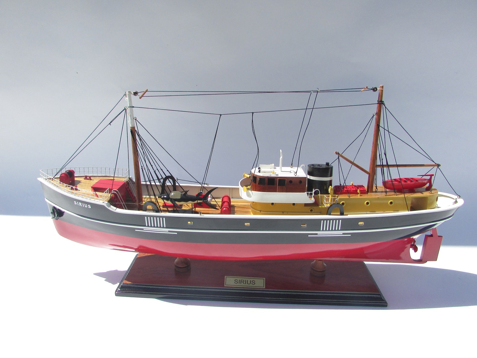 Sirius Traditional Boat Model - Holiday Decoration & Gift - Etsy