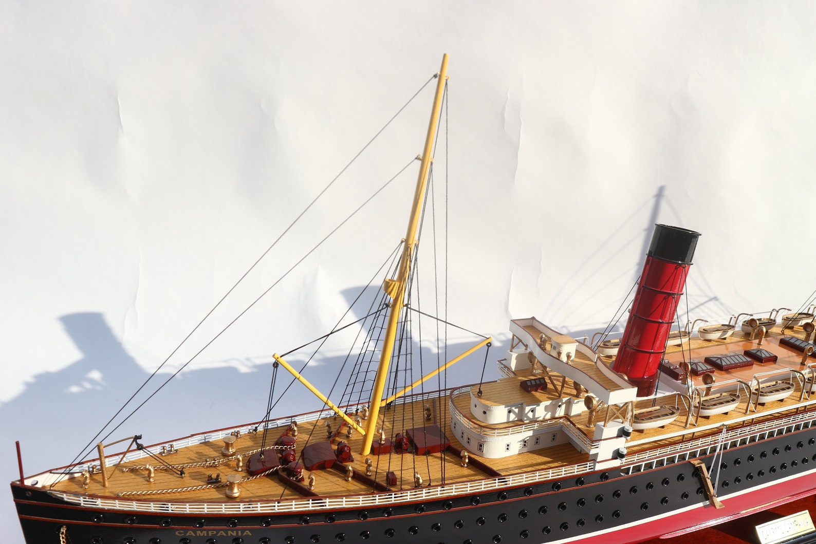 Rms Campania Ocean Liner Model 39.3 Home Decoration - Etsy