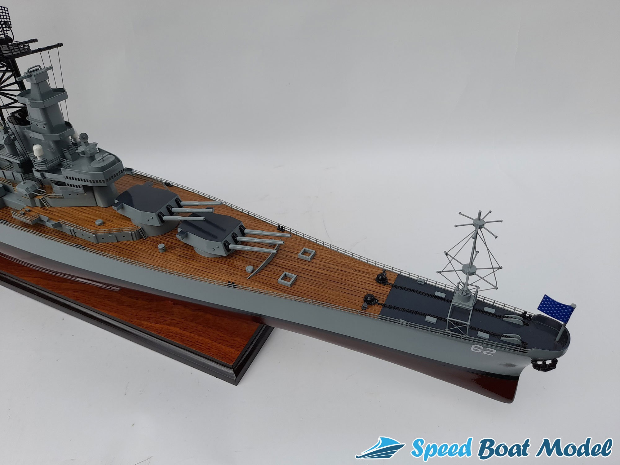 USS New Jersey (BB-62) Battleship Model 39.3″ - USS New Jersey Warship ...