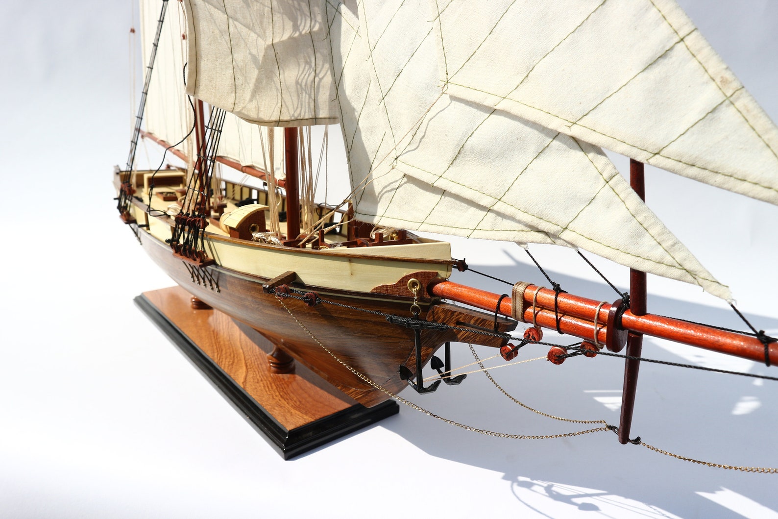 Harvey Tall Ship Model 23.6″ - Wooden Model Boat Kit - Holiday ...