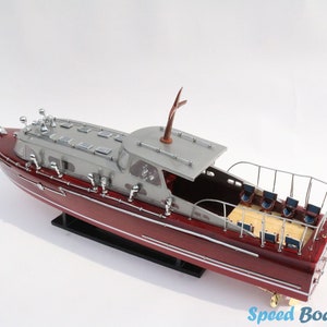 Hacker Craft Thunderbird 1939 Speed Boat Model: 24.4" Handcrafted ...