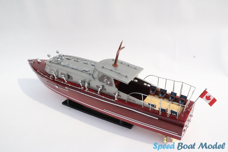 Hacker Craft Thunderbird 1939 Speed Boat Model: 24.4" Handcrafted ...