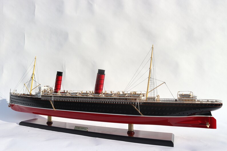Rms Campania Ocean Liner Model 39.3 Home Decoration - Etsy