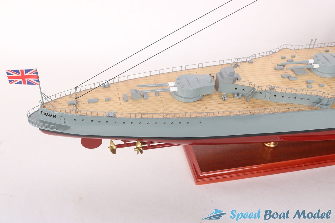 HMS Tiger Warship Model 39.8 HMS Tiger Battleship Model Holiday ...