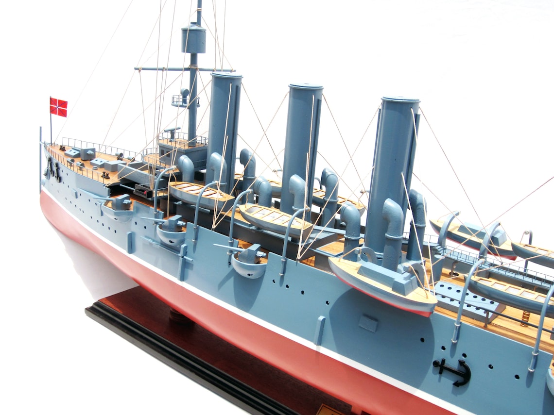 Cruiser Aurora Warship Model 40 Cruiser Aurora Battleship Model Boat ...