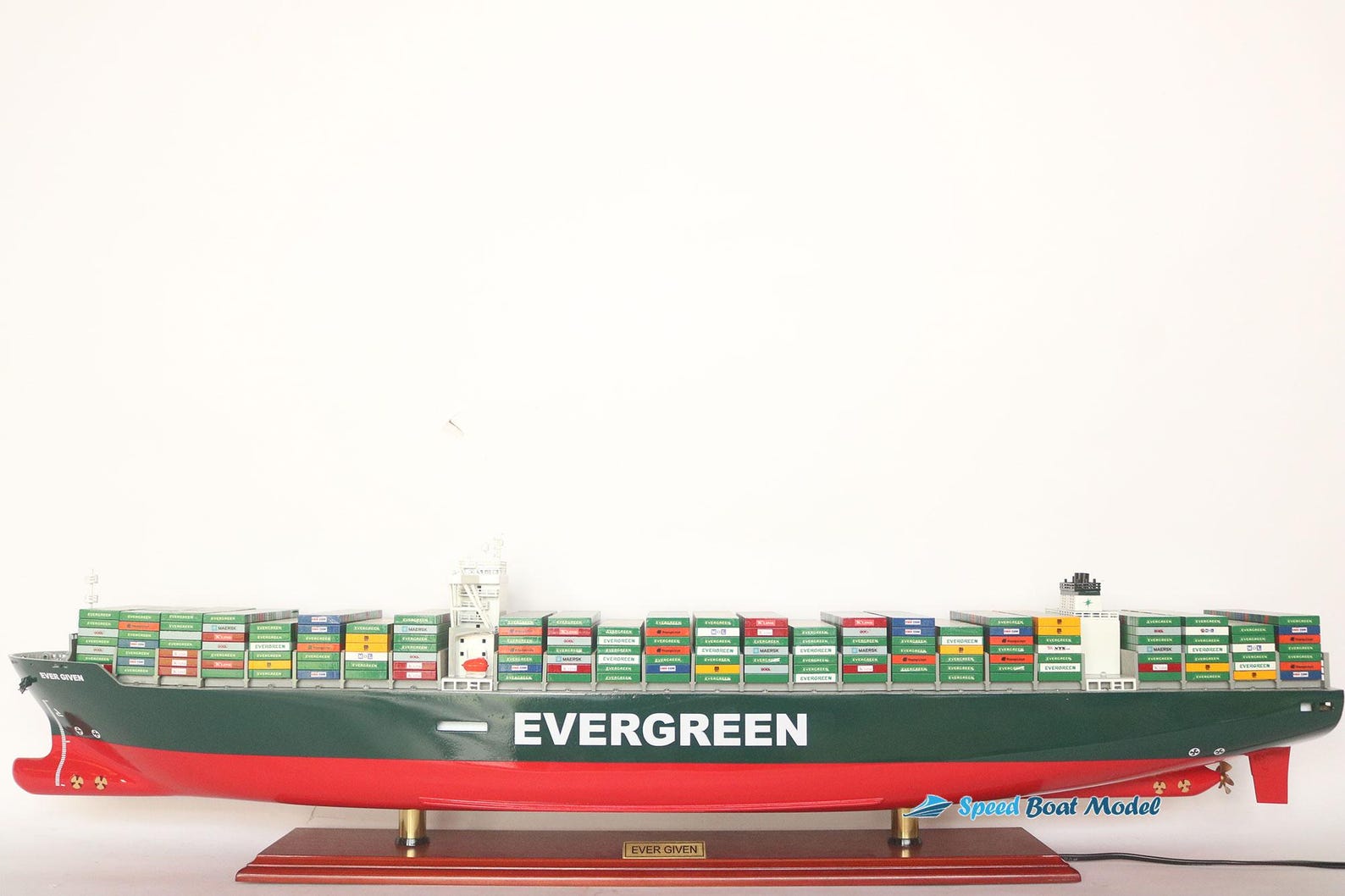 Ever Given Boat Model With Light, 39.3" Wooden Container Ship - Etsy