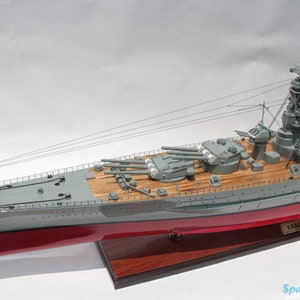 Yamato Japanese Battleship Model Lenght 47.2L Inches - Warship Model ...