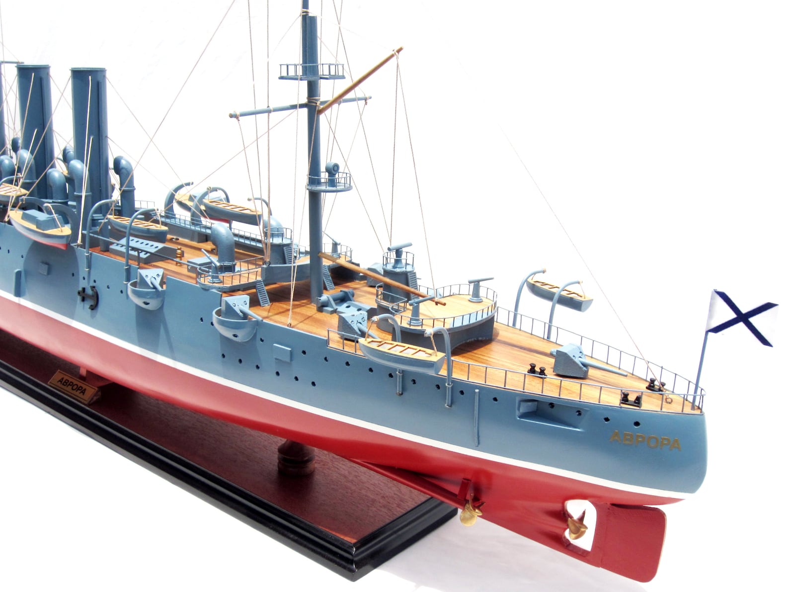 Cruiser Aurora Warship Model 40" - Cruiser Aurora Battleship Model ...