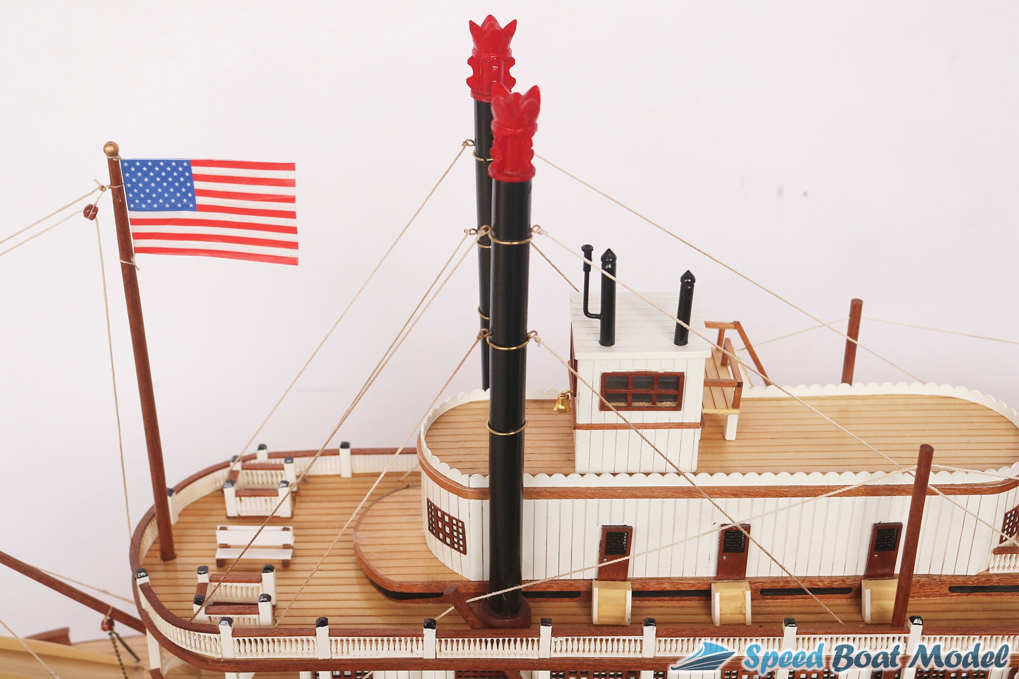 King of the Mississippi River Boat Model 31.4" - Mark Twain Riverboat ...
