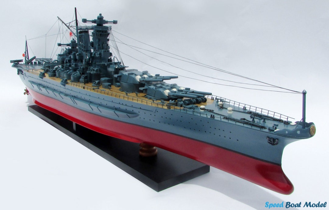Musashi Battleship Model 47.2″ - Musashi War Ship Model - Business Gift ...