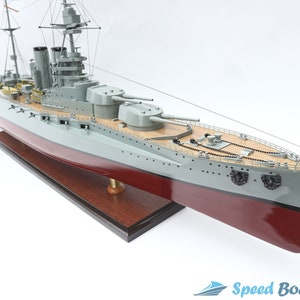 HMS Warspite Battleship Model 39.4″ - HMS Warspite Warship Model - Art ...