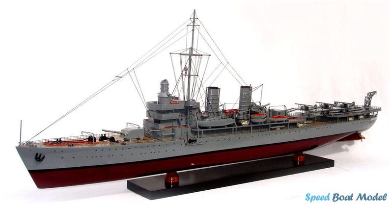 HMS Gotland Seaplane Cruiser Ship Model 39.3″ - Hswms Gotland Aircraft ...