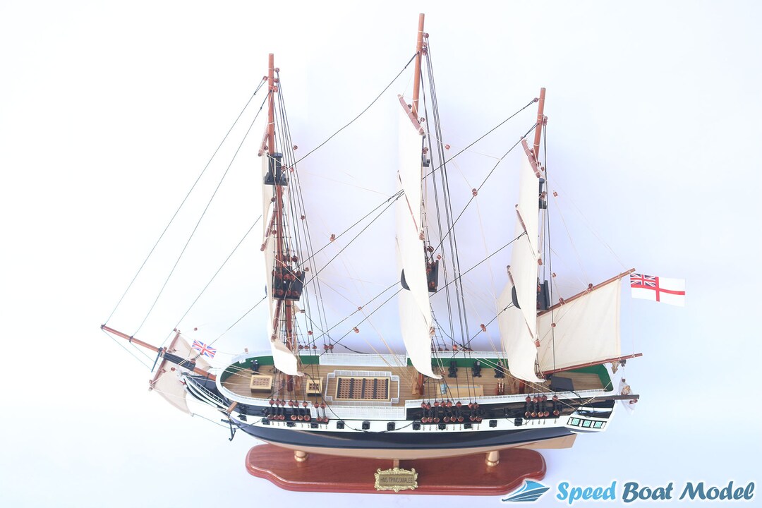 Hms Trincomalee Tall Ship Model: 31.4" Wooden Sailboat - Etsy