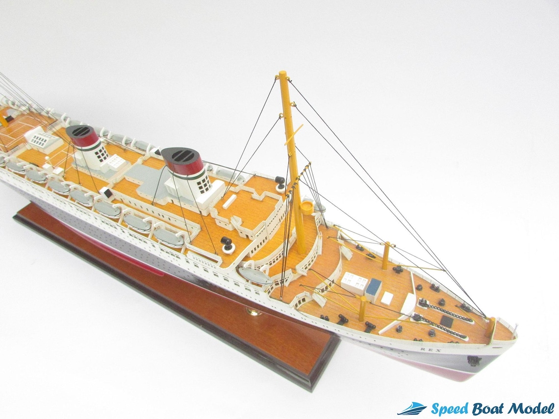 SS Rex Cruise Ship Model 34.2": Boat Handicraft Gift - Etsy