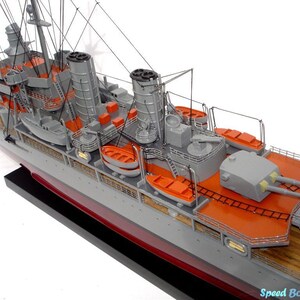HMS Gotland Seaplane Cruiser Ship Model 39.3″ - Hswms Gotland Aircraft ...